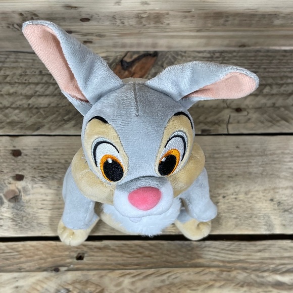 Disney / Bambi | Toys | Bambi Thumper Disney Plush 9 Gray Bunny Rabbit ...